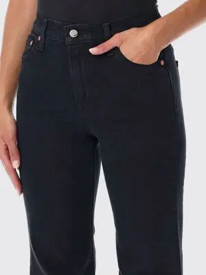 LEVI'S Ribcage High-waisted Flared Jeans In Stretch Denim - Black
