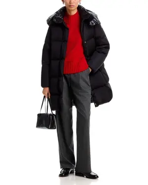 Moncler Litte Down Long Puffer Coat