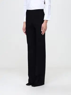 Max Mara High-waisted Skinny Trousers In Pure Virgin Wool - Black
