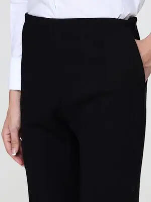 Max Mara High-waisted Skinny Trousers In Pure Virgin Wool - Black