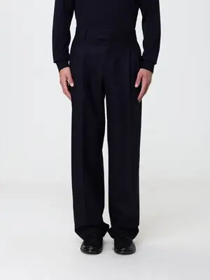 Drole De Monsieur Pleated Tailored Trousers In A Virgin Wool Blend