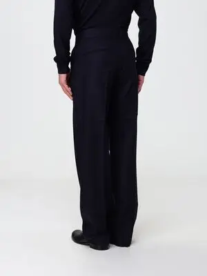 Drole De Monsieur Pleated Tailored Trousers In A Virgin Wool Blend