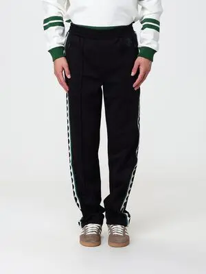 Drole De Monsieur Cotton-blend Jogging Trousers With Side Bands