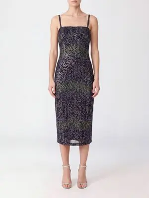 Missoni Lurex Midi Sheath Dress With Sequins And Square Neckline