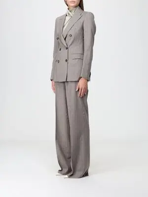 Tagliatore Pinstriped Double-breasted Two-piece Wool Suit