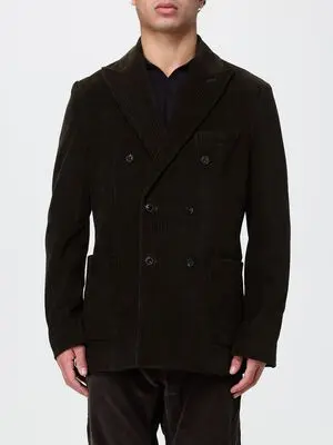 CIRCOLO 1901 Double-breasted Cotton Velvet Blazer With Patch Pockets