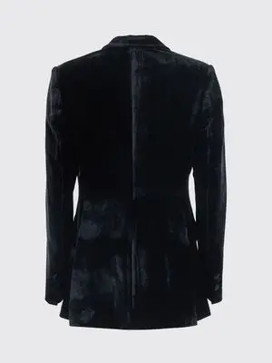 PAROSH Double-breasted Silk And Viscose Velvet Blazer P.a.r.o.s.h