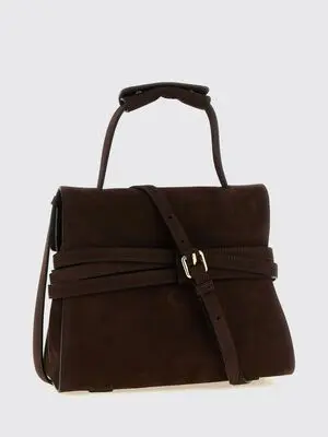 Moschino Tie Me Handbag In Nubuck Leather With Decorative Ties