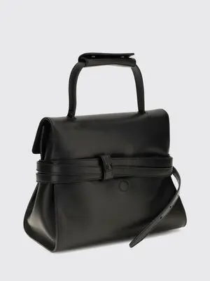 Moschino Tie Me Handbag In Sheepskin With Decorative Ties