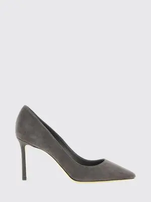 JIMMY CHOO Romy Suede Stiletto Heel Pumps - Grey