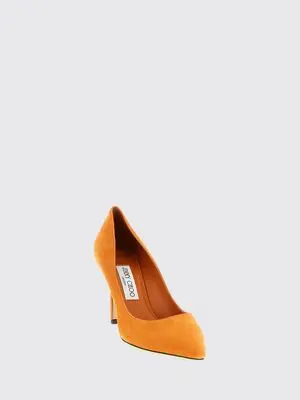 JIMMY CHOO Romy Suede Stiletto Heel Pumps - Orange
