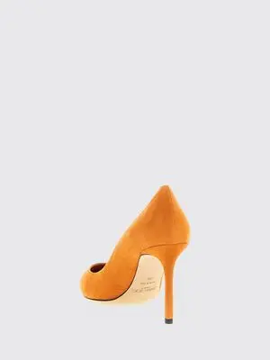 JIMMY CHOO Romy Suede Stiletto Heel Pumps - Orange