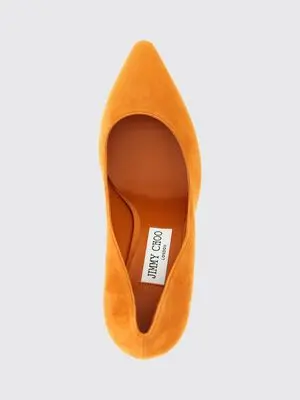 JIMMY CHOO Romy Suede Stiletto Heel Pumps - Orange