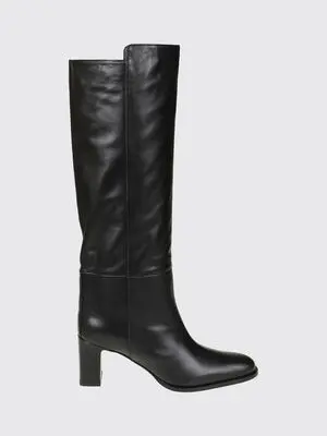JIMMY CHOO Caly Mid-heel Knee-high Boots In Smooth Leather