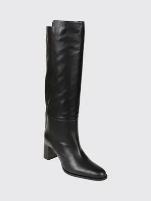 JIMMY CHOO Caly Mid-heel Knee-high Boots In Smooth Leather