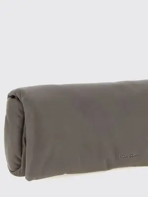 Rick Owens Rectangular Smooth Calfskin Leather Flap Clutch