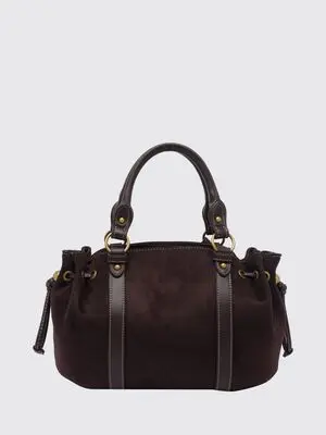 Liu Jo Gerona Handbag In Suede-effect Synthetic Leather With Charm - Red