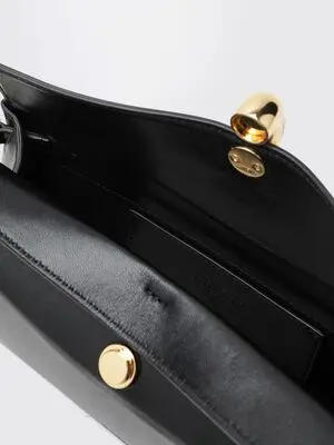 Jacquemus Valérie Clutch In Smooth Calfskin With Wrist Strap And Logo