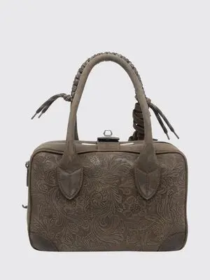 GOLDEN GOOSE Vita Handbag In Distressed Leather With Star Charm
