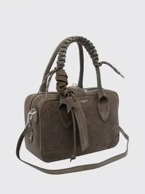 GOLDEN GOOSE Vita Handbag In Distressed Leather With Star Charm