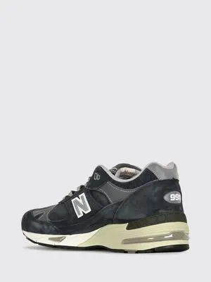 NEW BALANCE Made In Uk M991v1 Suede And Mesh Low-top Sneakers With Logo