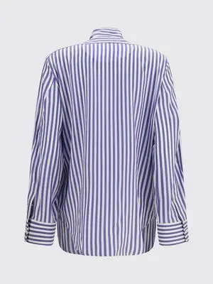 Givenchy Striped Pure Silk Shirt With Pussy-bow Collar