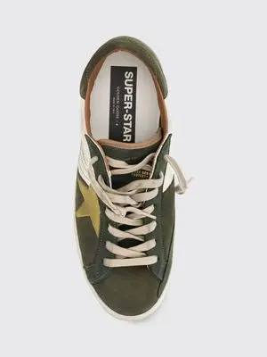 GOLDEN GOOSE Super-star Calf Leather Sneakers With Distressed Effect