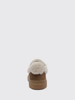 Hogan Crosswind Bicolour Suede And Shearling Low-top Trainers With H Logo
