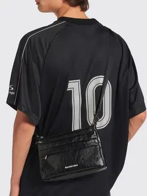 Balenciaga Explorer Arena Lambskin Messenger Bag With Adjustable Strap