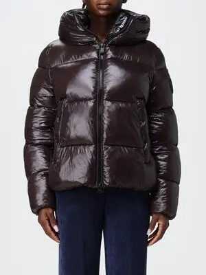 SAVE THE DUCK Biddy Puffer Jacket With Hood, High Neck And Thermoplume® Padding - Dark