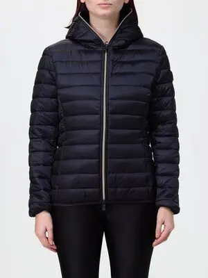 SAVE THE DUCK Short Nylon Puffer Jacket With Hood And Thermoplume® Padding - Black