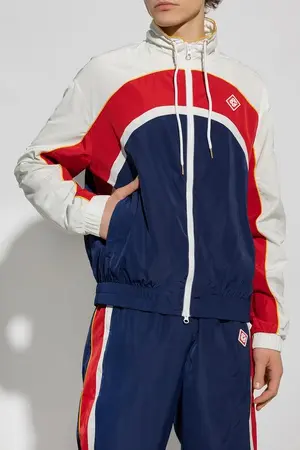 Casablanca Arch Panelled Zipped Track Jacket