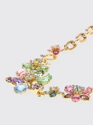 SWAROVSKI Idyllia Floral Choker Necklace In 18k Gold-plated Metal