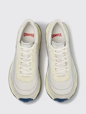 Camper Pelotissima Leather And Nubuck Trainers With Xl Extralight Sole
