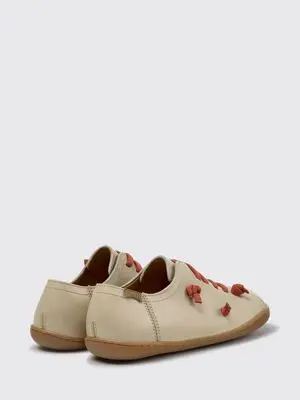 Camper Twins Leather Slip-on Sneakers With Elasticated Laces