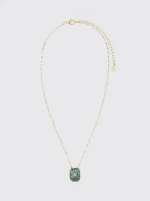 SWAROVSKI Sublima Adjustable Necklace In 18k Gold-plated Metal - Transparent