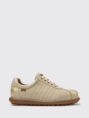 Camper Pelotas Calfskin Leather Trainers With Serrated Rubber Sole