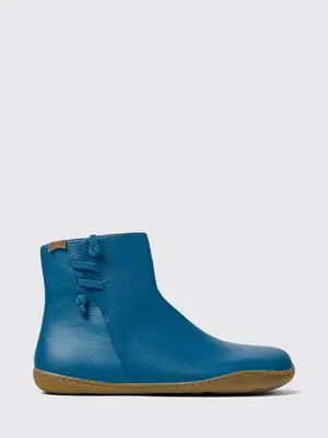 Camper Flat Ankle Boot - Blue