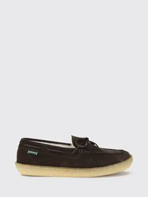 SEBAGO Suede Calfskin Boat Shoes With Laces