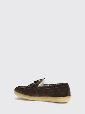 SEBAGO Suede Calfskin Boat Shoes With Laces