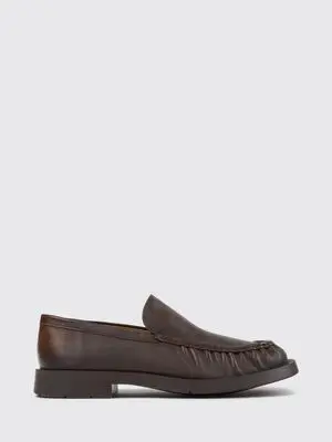 Camper Mil 1978 Loafers In Aged Leather With Raised Apron Toe