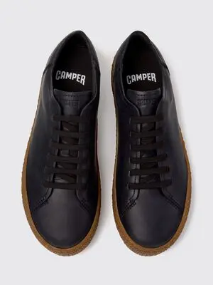 Camper Peu Terreno Low-top Sneakers In Nubuck Leather With Embossed Logo