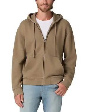 Paige Avon Full Zip Cotton Hooded Sweatshirt