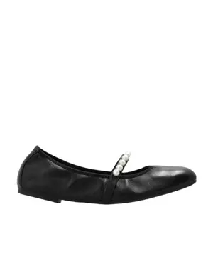 STUART WEITZMAN Goldie Embellished Ballet Flats - Black