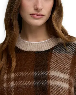 Barbour Glendyn Tartan Crewneck Sweater