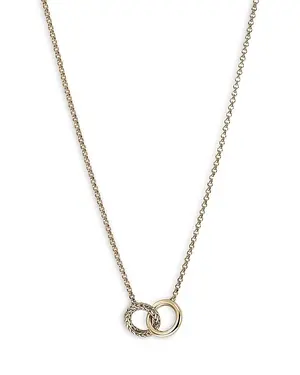 John Hardy 14k Yellow Jh Essentials Linked Circles Pendant Necklace