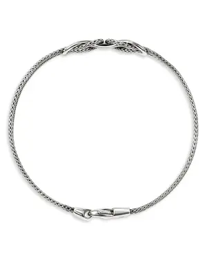 John Hardy Sterling Love Knot Infinity Woven Link Bracelet