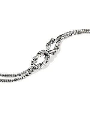 John Hardy Sterling Love Knot Infinity Woven Link Bracelet