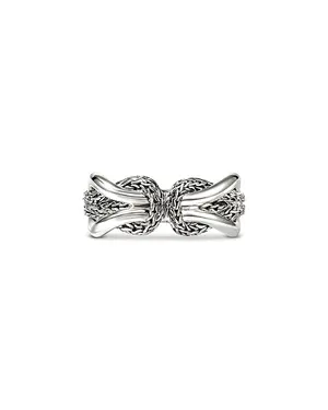 John Hardy Sterling Love Knot Infinite Ring - Silver