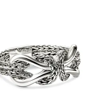 John Hardy Sterling Love Knot Infinite Ring